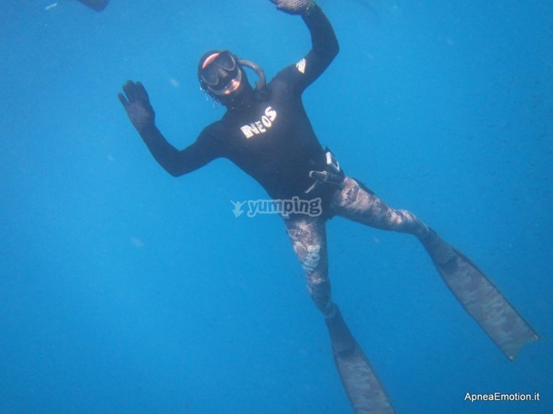 Immersione in apnea a Gallipoli 2ore 30 da 95€ | Yumping